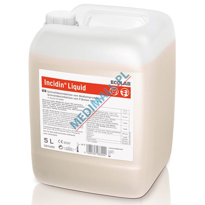 Ecolab INCIDIN LIQUID SPRAY 5 L kanister do szybkiej dezynfekcji ...