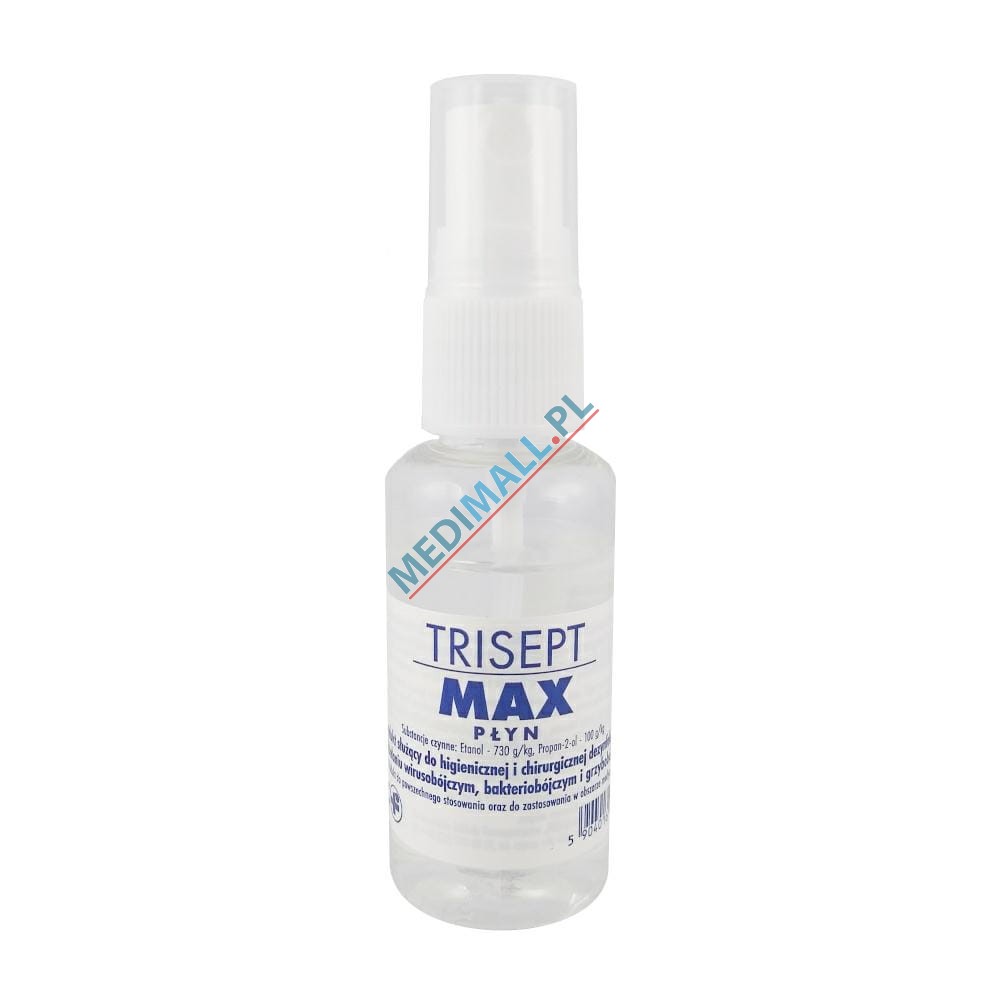 TRISEPT MAX 30ml ze spryskiwaczem płyn do dezynfekcji skóry MEDIMALL.PL ...