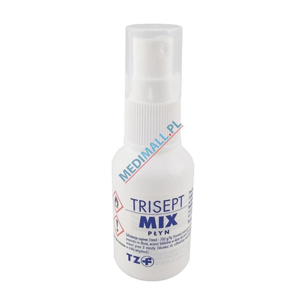 TRISEPT MIX 30ml ze spryskiwaczem płyn do dezynfekcji skóry MEDIMALL.PL ...