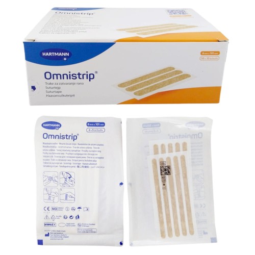 OMNISTRIP 6 x 101 mm opakowanie 500 szt. 50 x 10 szt. plastry do ...