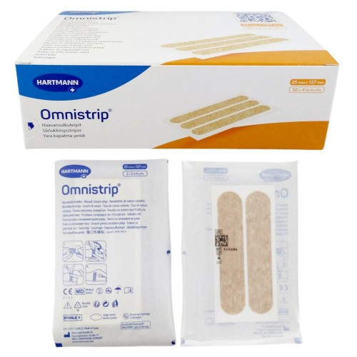 OMNISTRIP 25 x 127 mm opakowanie 300 szt. 50 x 6 szt. plastry do ...